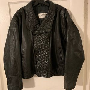 Garsel | Jackets & Coats | Vintage Garsel Leather Motorcycle Jacket Sz ...